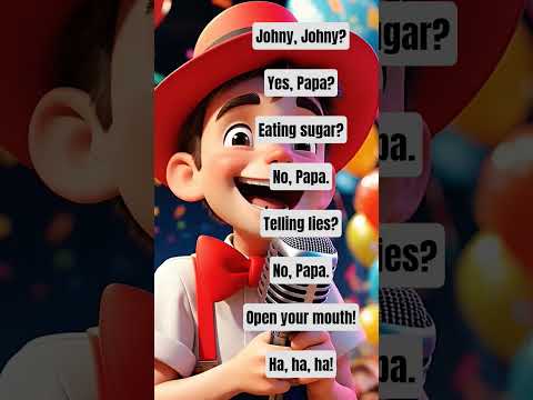 Johny, Johny?Yes, Papa? #english #rhymes