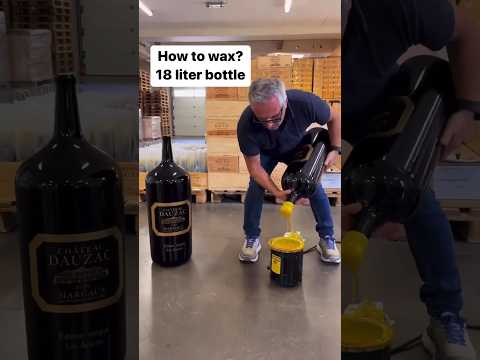 18-liter Bottle Wax Sealing | Winemaking and How Wines is Made! #shorts #fyp
