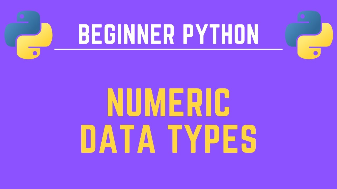 Numeric Data Types in Python - Beginner Python - Programming Tutorial