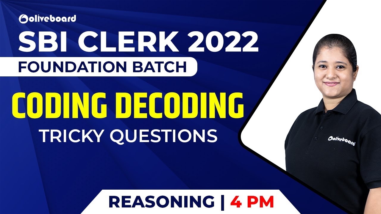 SBI Clerk Reasoning 2022 | Coding Decoding | Tricky Questions | By Nikita Ma'am