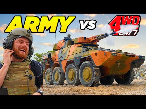 We get a 36 tonne tank BADLY bogged... Taking Aus Army's $24M Boxer 4WDing