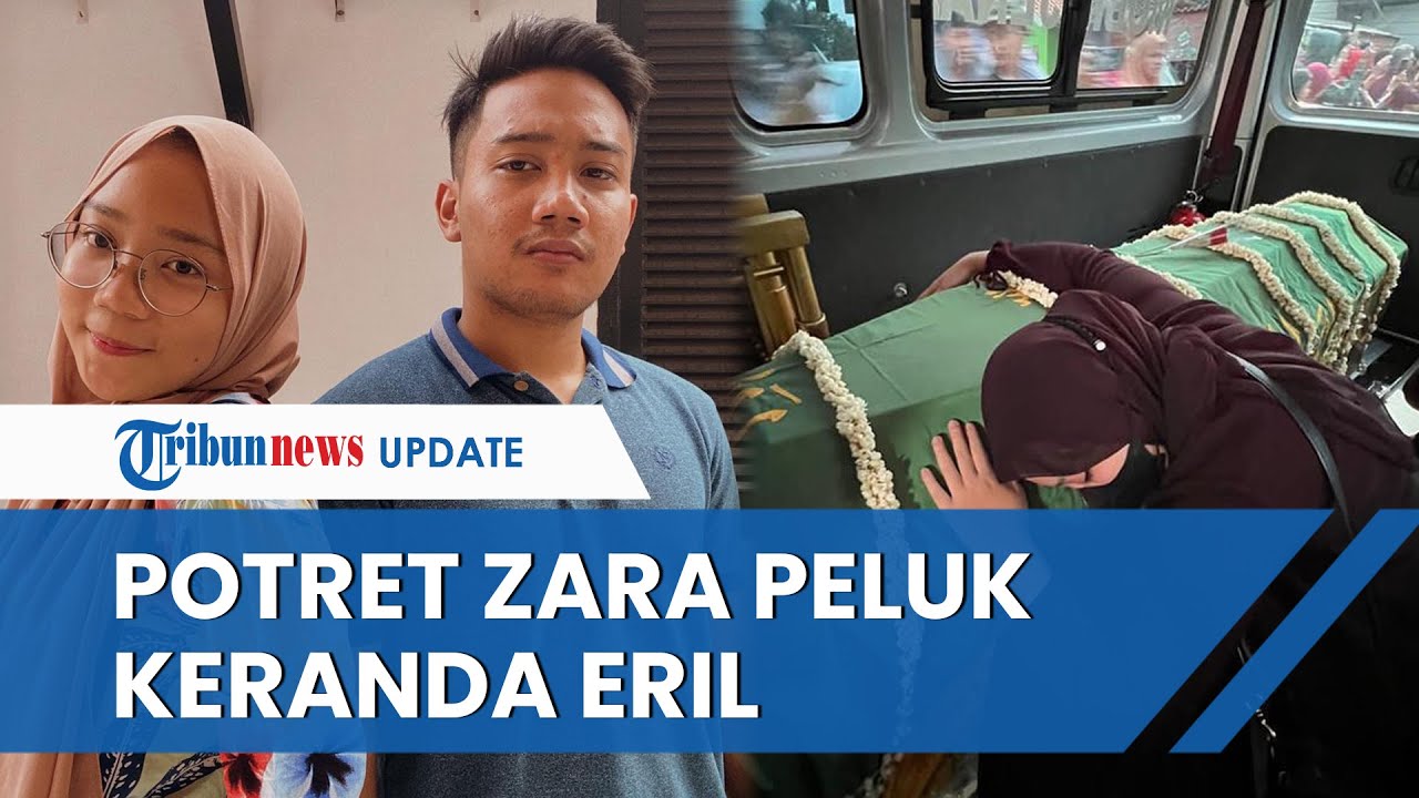 Potret Zara Adik Eril Peluk Erat Peti Mati sang Kakak di Ambulans ...