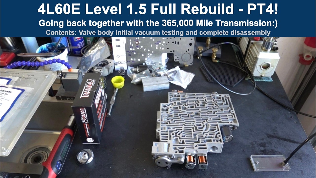 GM 4L60E Level 1.5 Full Rebuild Part Four: Valve Body Initial Vac Testing and Disassembly