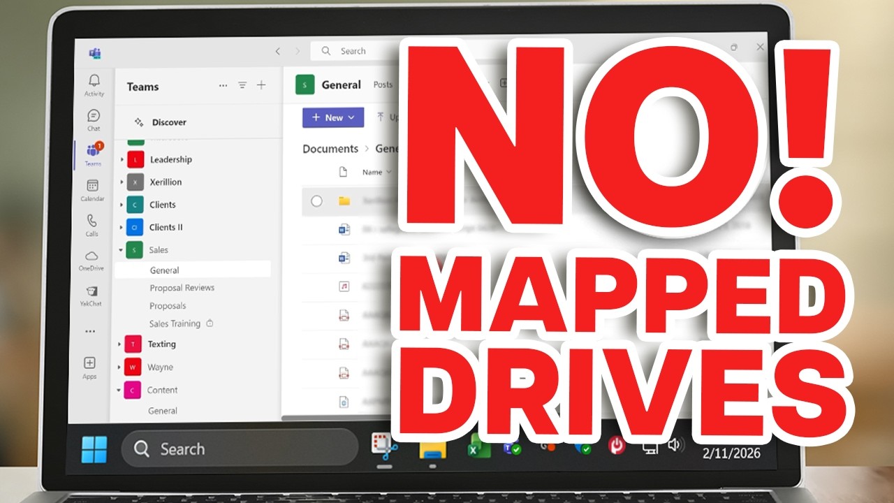 OneDrive File Sync vs Server Mapped Drives (Huge Difference)