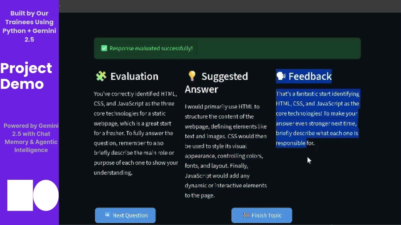 Presentation   Built by Our Trainees – Smart Interview Prep AI