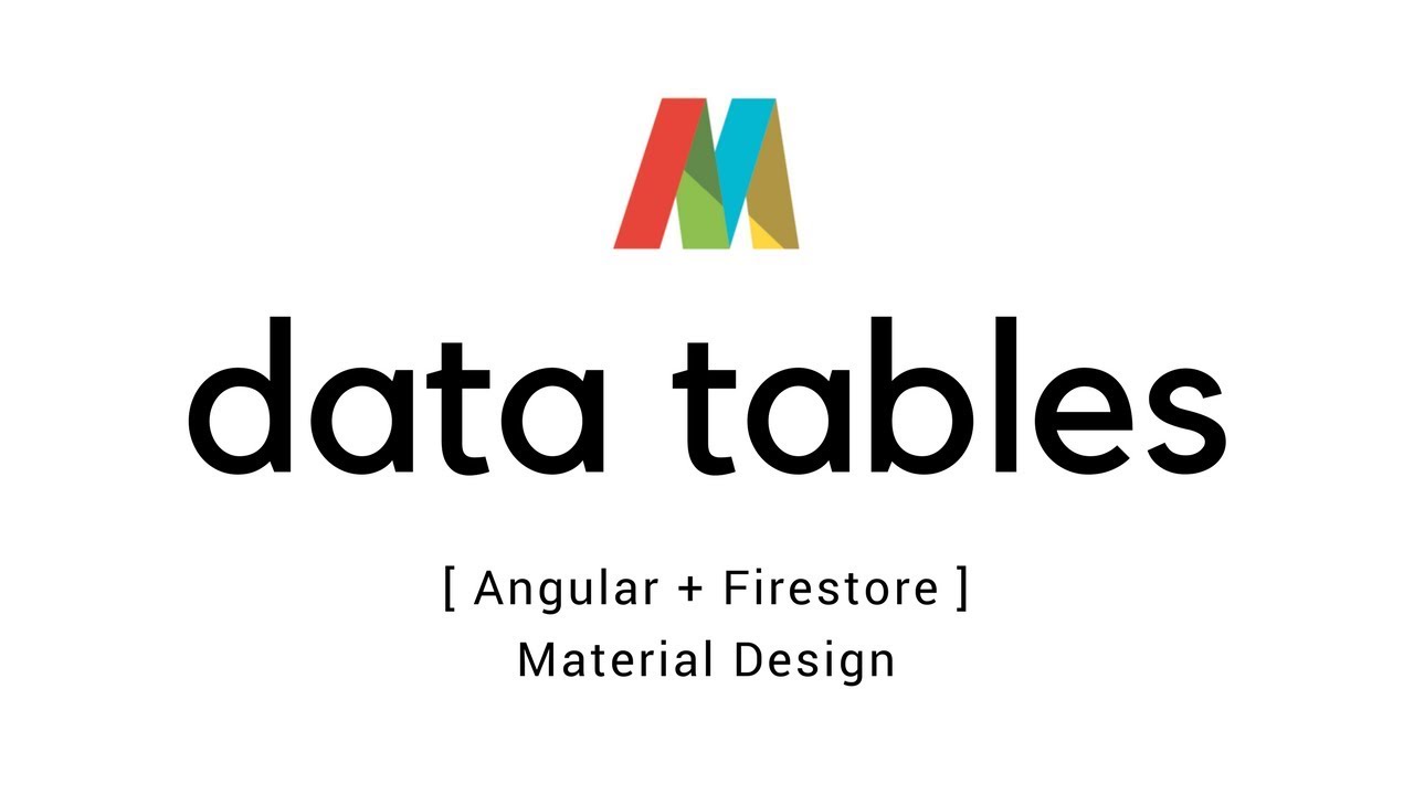 Angular 5 - Data tables with Firestore