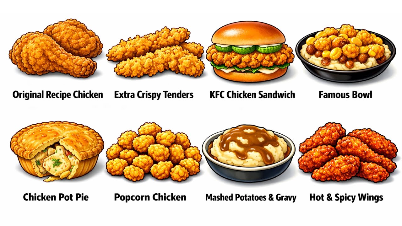 Every KFC Menu item Explained in 5 Minutes