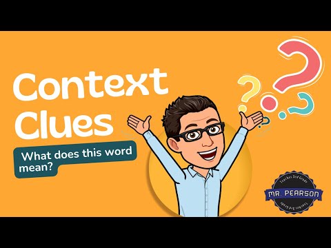 Context Clues (Or, What Does This Word Mean?) - Mr. Pearson Teaches 3rd Grade