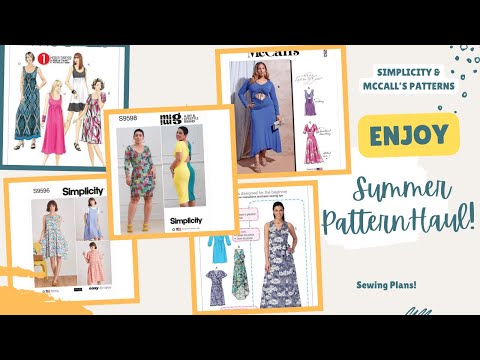 Summer Pattern Haul - Simplicity and McCall’s Patterns