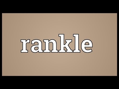 Rankle Meaning