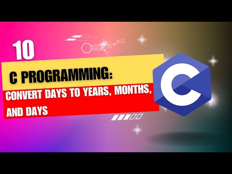 Convert Days to Years, Months, and Days in C