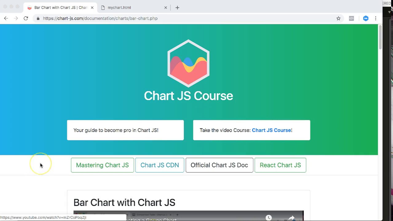 How to create a bar chart JS
