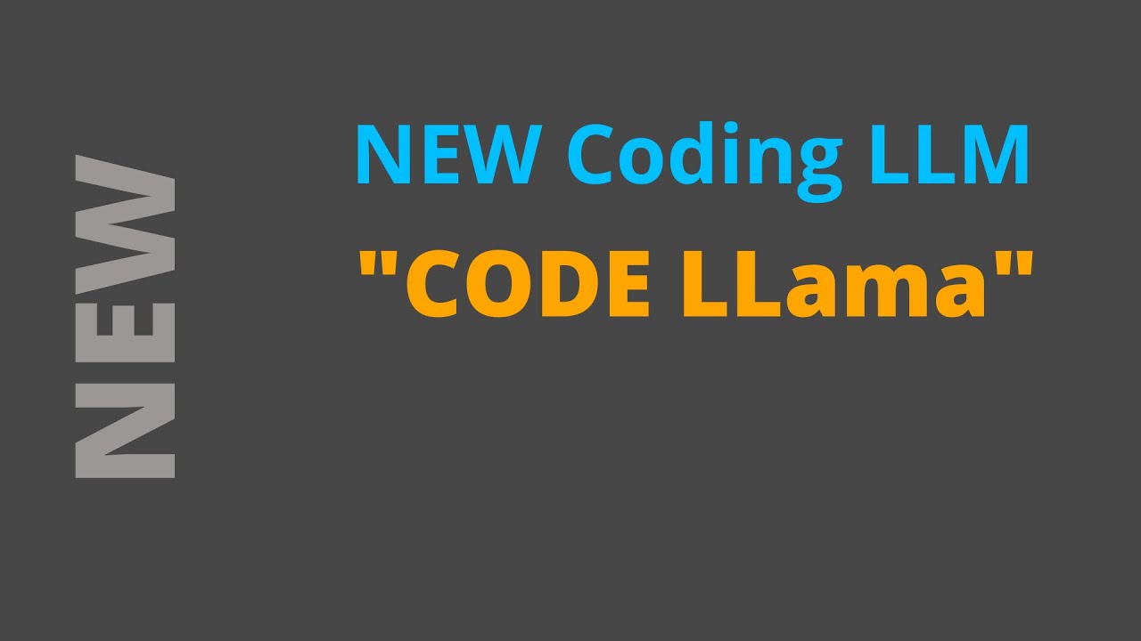 NEW: CODE LLAMA - New Coding LLM by META