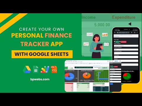 Create Your Own Personal Finance Tracker App with Google Sheets