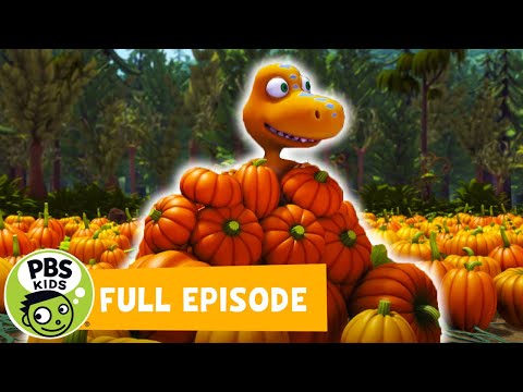Dinosaur Train FULL EPISODE | Haunted Roundhouse / Big Pond Pumpkin Patch 🎃 | PBS KIDS