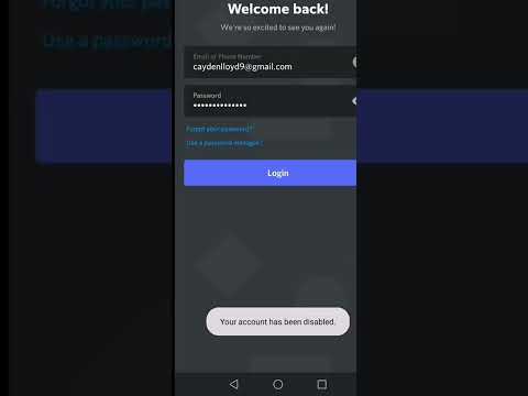 my discord account got disabled how to fix?