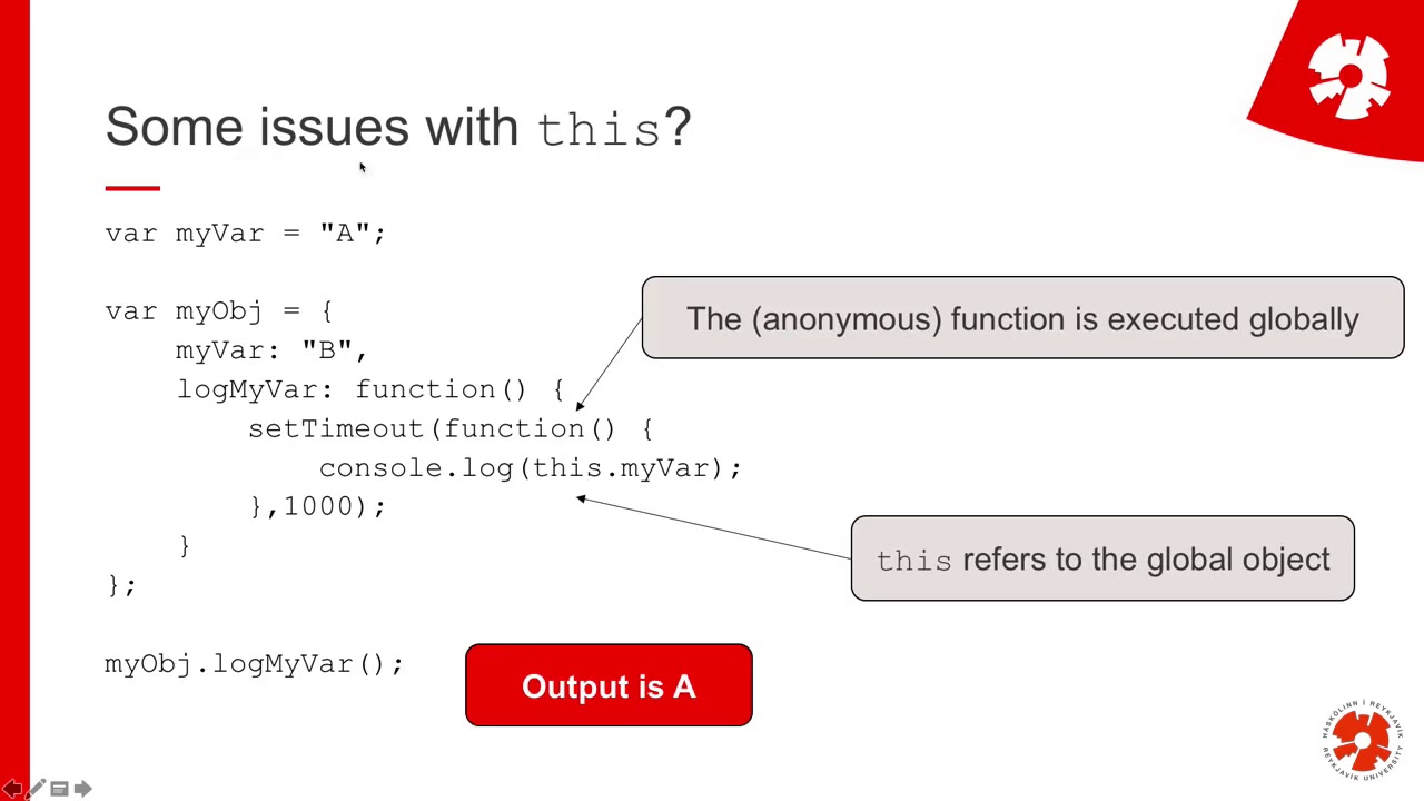 Web Programming I: L14: Server-side JS, p1: Advanced JS concepts