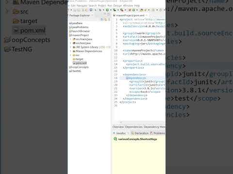 What is POM xml in Maven #coding #selenium #javatutorial #youtubeshorts