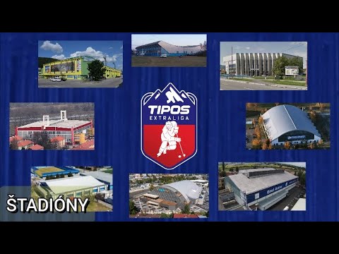 Tipos Extraliga 2024/25 - ŠTADIÓNY