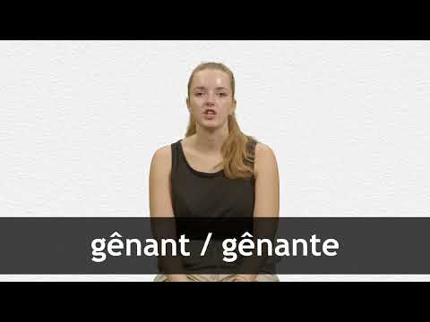 English Translation of “GÊNANT” | Collins French-English Dictionary