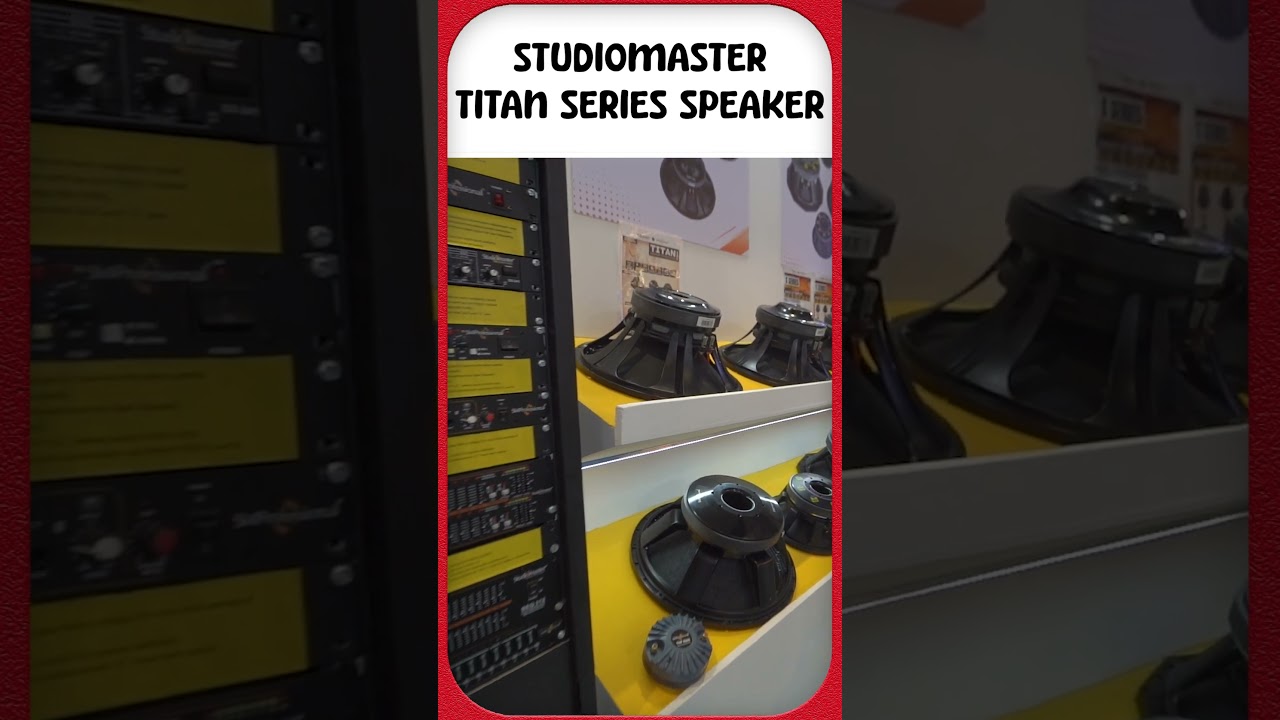 Titan Series Premium #Transducers for #Loudspeaker Systems by #StudiomasterProfessional