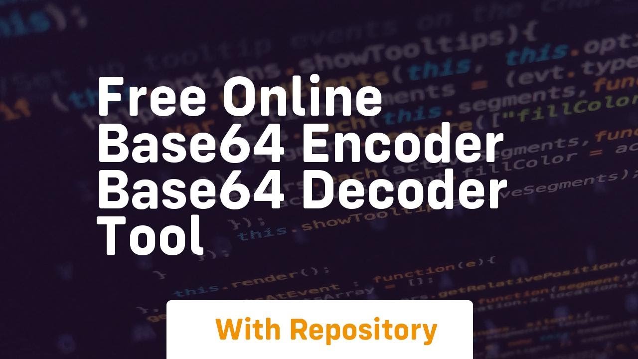 Free Online Base64 Encoder Base64 Decoder Tool