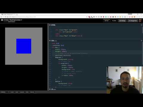 Describe Z-Index & The Stacking Context
