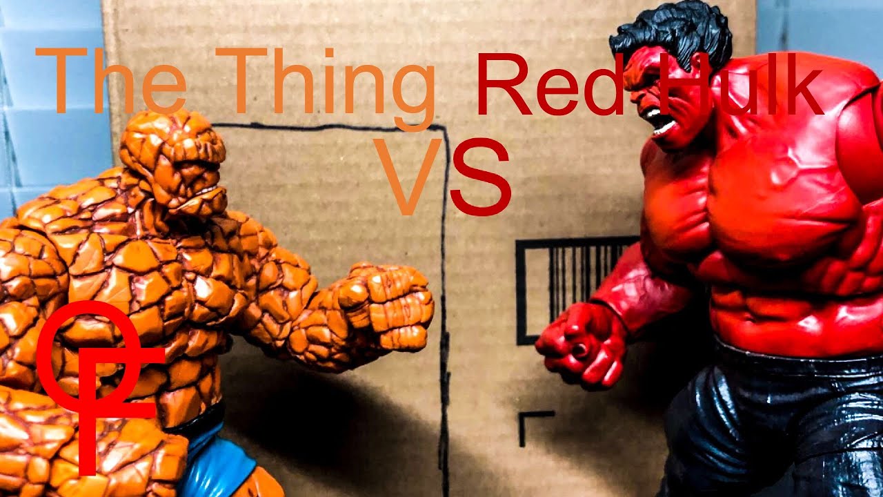 The Thing V. Red Hulk (Stop Motion) [2021]