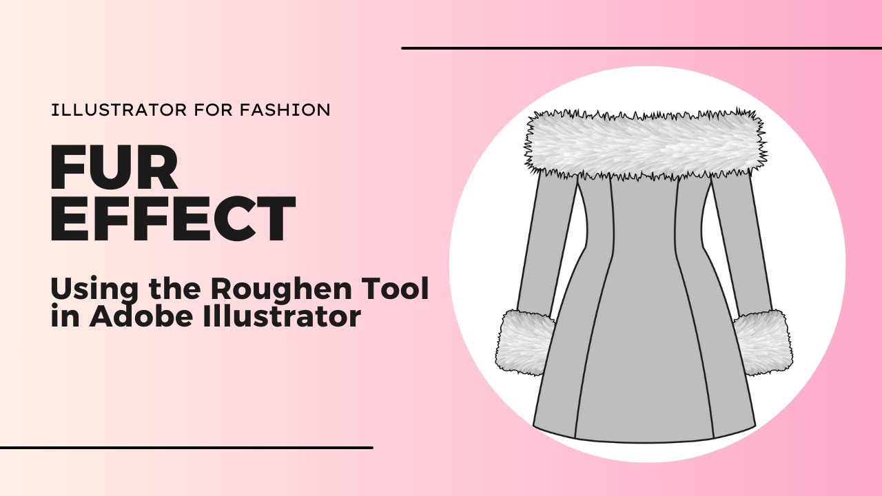 Creating a Fur Effect in Adobe Illustrator for Fashion Flat Illustration
