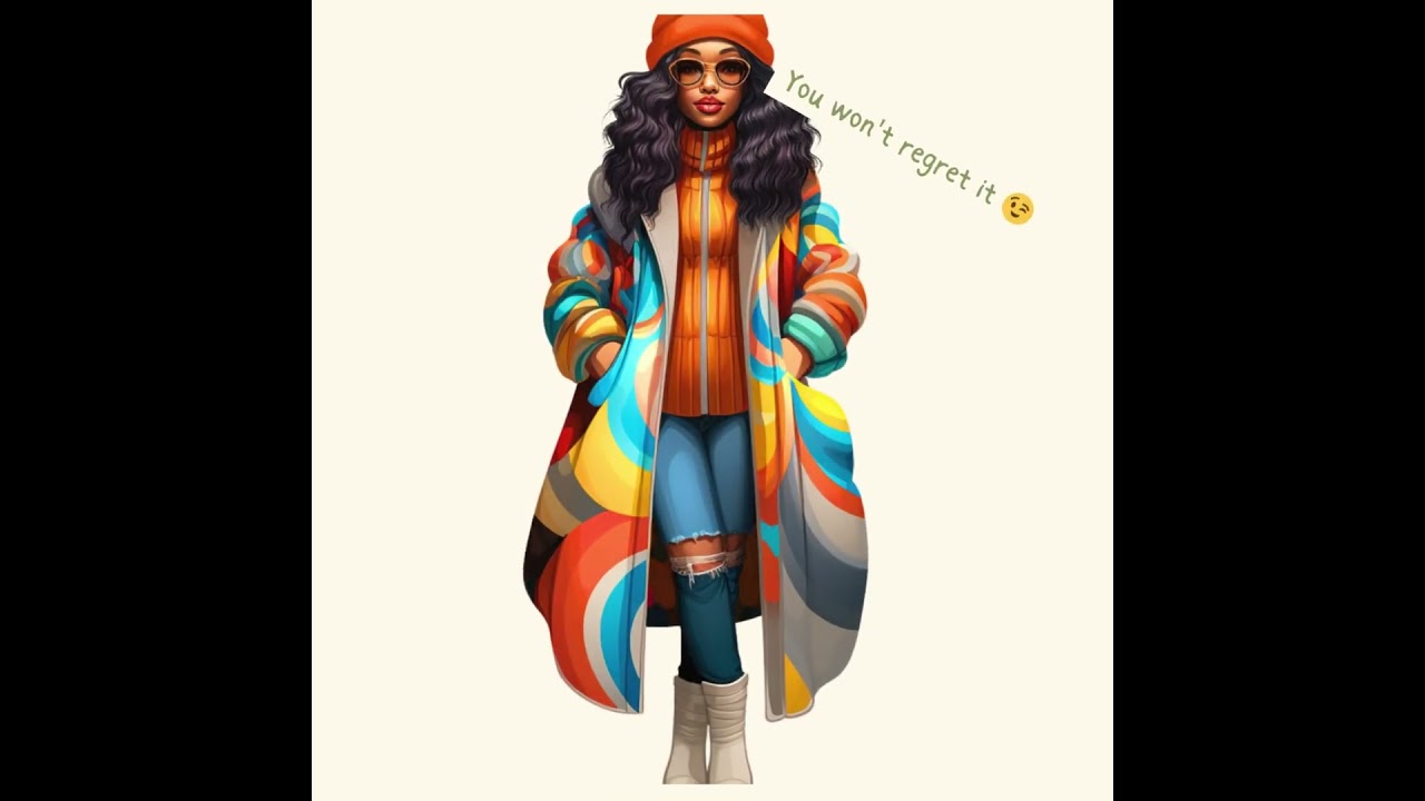 Black girl fashion clipart bundle ✨