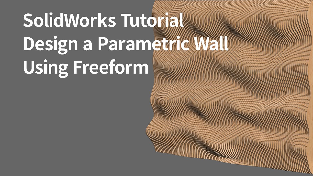 How to Model a Parametric Wall in SolidWorks | Step-by-Step Tutorial