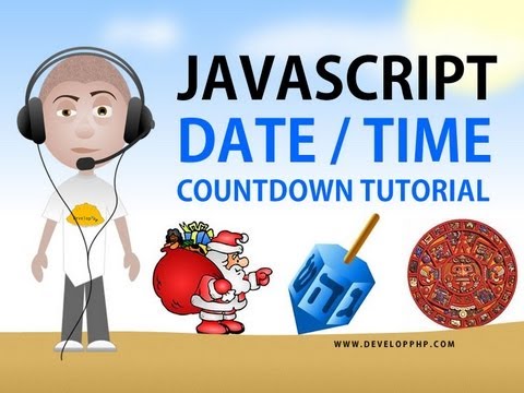 Learn Javascript Date Time Countdown Tutorial Christmas 2012 Doomsday Hanukkah - Mind Luster
