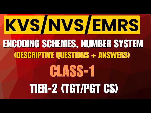Understanding Encoding Schemes and Number Systems in Computer Science ...