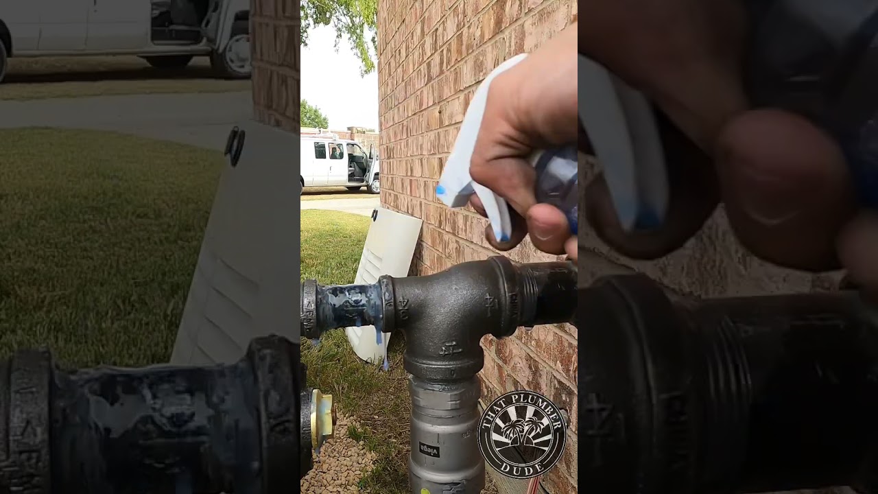Spray Test for Gas Leaks | Plumbing Clip