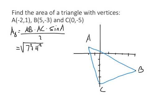 Vectors area of triangles