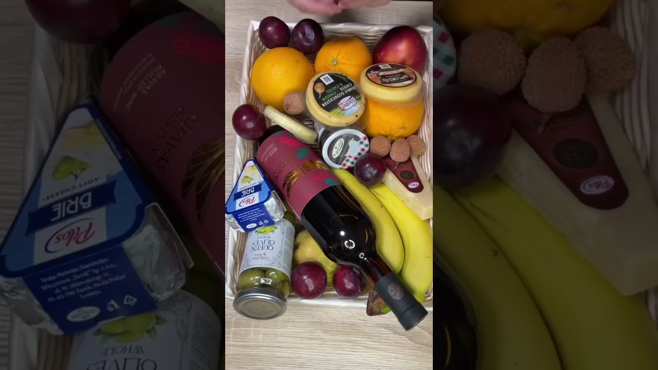 How to Make a Gift Basket for Anyone🎁#shorts #fruitbasket #diygift