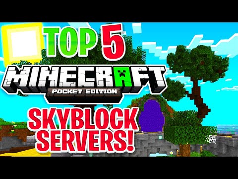TOP 5 SKYBLOCK SERVERS MCPE 1.16+ 2020 [HD] (New Big Minecraft Servers)