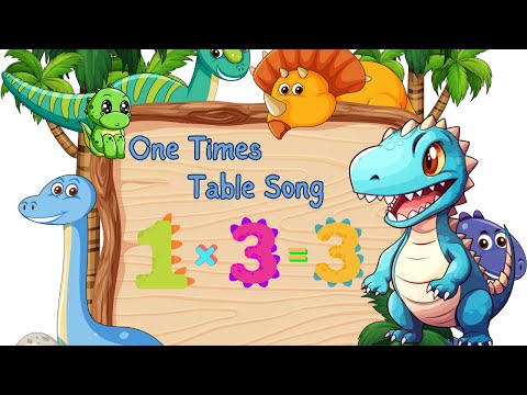 The 1 Times Table Song (Multiplying by 1) | Times Tables for Kids | Silly School Songs
