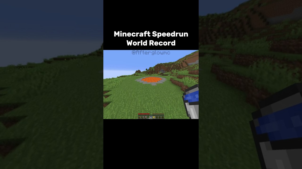 THIS *NEW* MINECRAFT SPEEDRUN IS INSANE!!