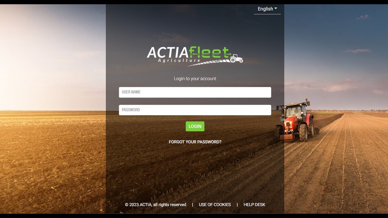 Actiafleet #agriculture: Telematic Portal for #farming fleet management