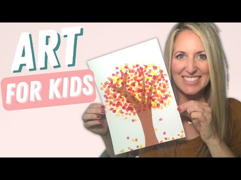 Easy Art Projects for Kids | Fall Painting
