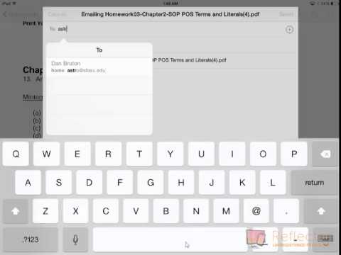 iPad PDF Editing