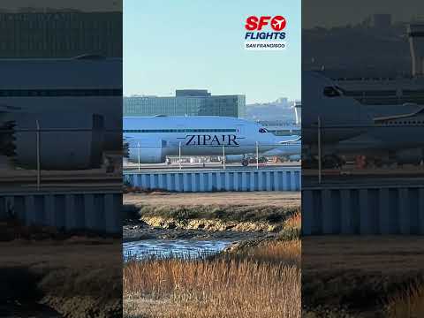 ✈️ Airline: Zipair Tokyo 🇯🇵📍Location : San Francisco International Airport #aviationspotting