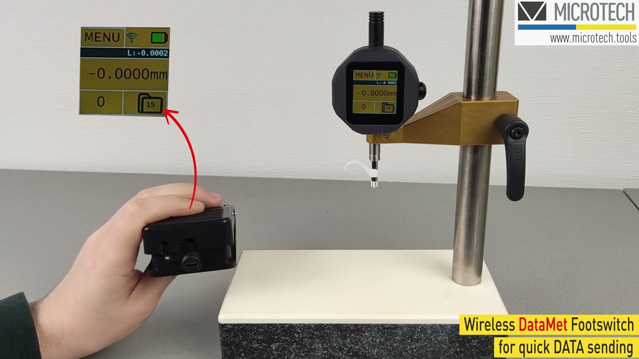 DataMet Control Buttons for Precision Measurement