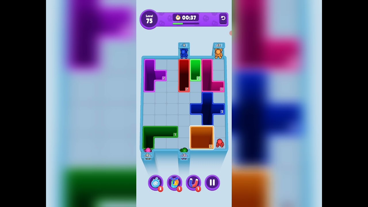 Drop Away Level 75 Solution Walkthrough