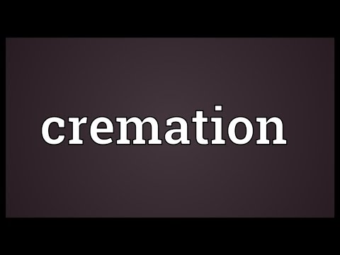 Cremation Meaning