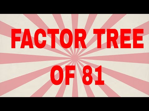 Factor tree of 81|Prime factor tree