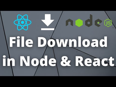 File Download in Node & React