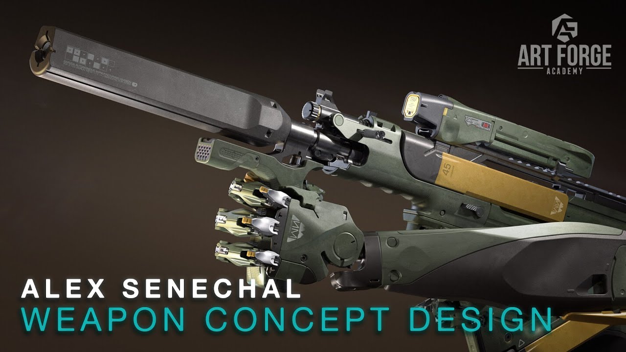 How to Approach Sci-Fi Weapon Design – Alex Senechal’s Pro Tips