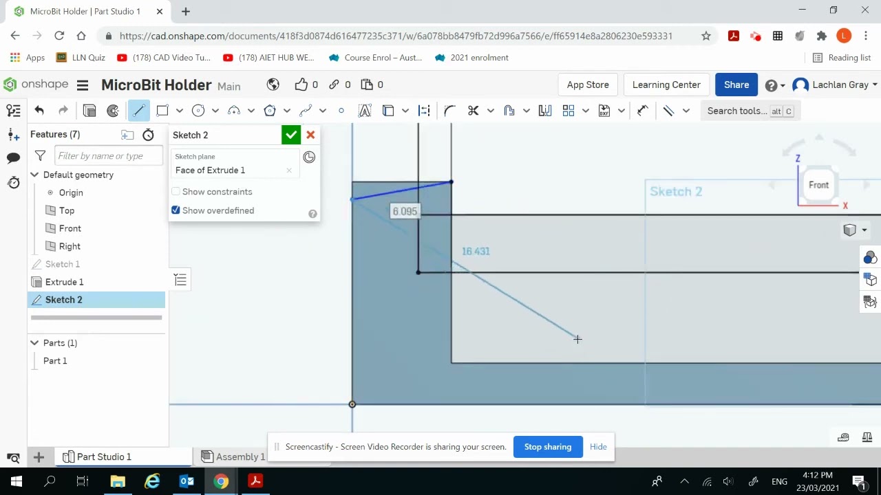 MicroBit Stand  Step 2
